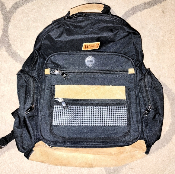 Bags | Western Pack Brand Black And Brown Backpack Bag | Poshmark
